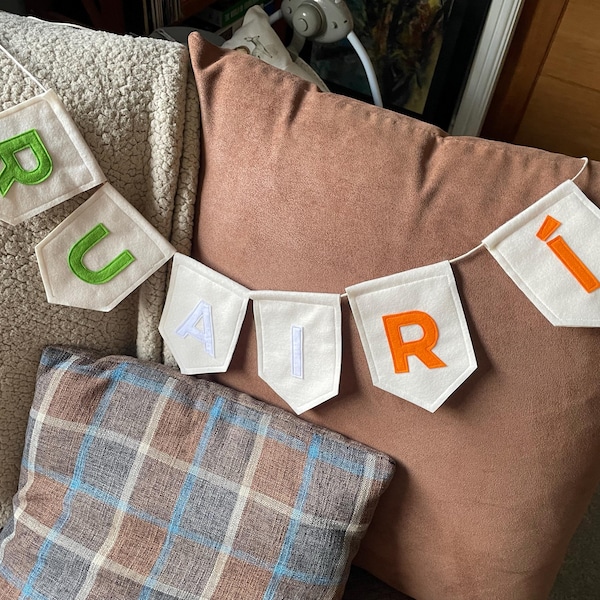 You Are My Sunshine Nursery Banner Flag Felt Pennant Flag Rainbow Decor ...