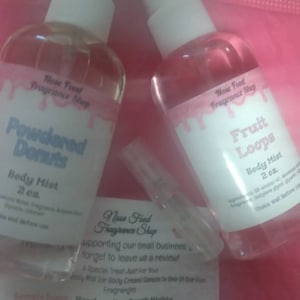 Marshmallow Creme Body Mist, Body Splash, Body Spray, Fragrance Mist ...