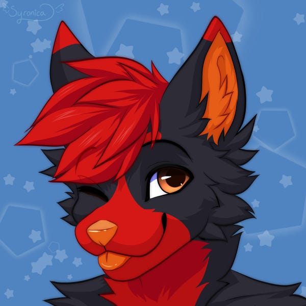 Custom Furry Icon Commission – Cell Shaded Fursona Headshot / Profile ...