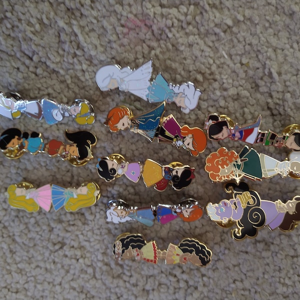Cinderella Hard Enamel Flip Pin - Etsy