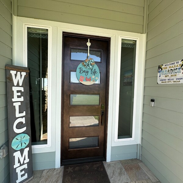 Beach Door Decor, Beach Life, Beach Sign, Coastal Decor, 3D Lettering ...