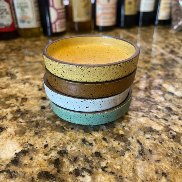 Rustic Style Ceramic Small Dishes, Dinner Side Bowls, Stoneware Small ...