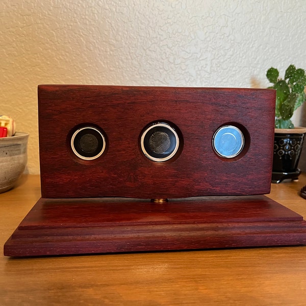 Military Challenge Coin Rotating Display Case, Commemorative Coin Gift ...