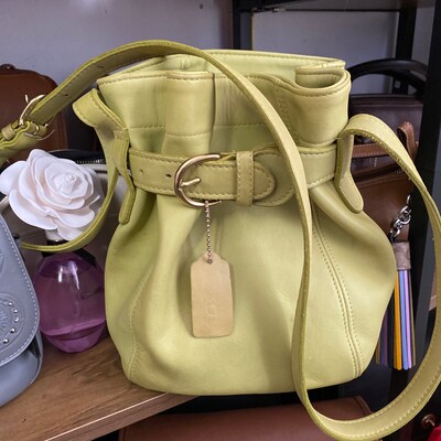 Vintage Coach Red Leather Legacy Small Hobo Baguette Shoulder Bag Style ...