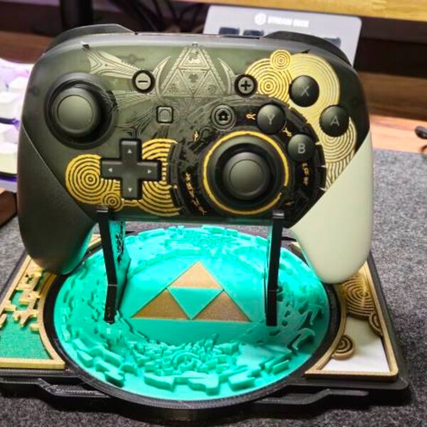 Zelda Tears of the Kingdom Pro Controller Display Stand - 3D Printed - Etsy
