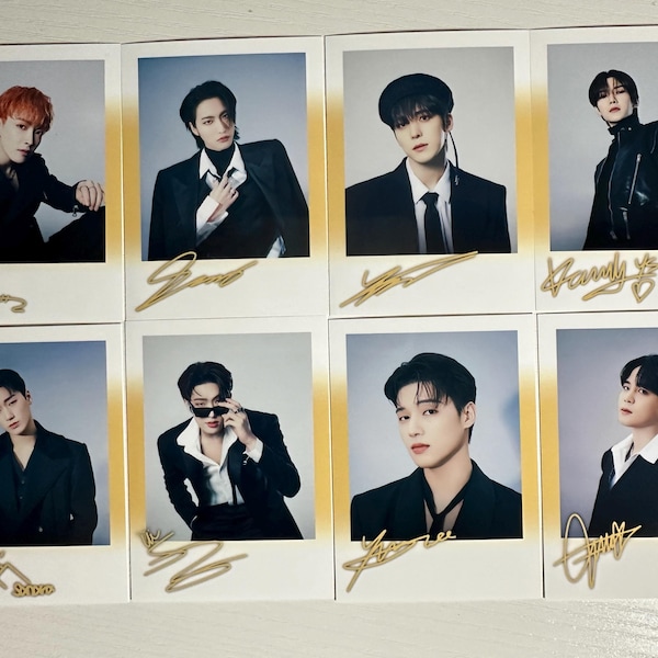 E'LAST Awake Navy Fanmade Photo Cards | Rano | Choi in | Seungyeop ...