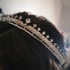 Bridal Weeding Tiara Regal Elegance Zircon Crown in Gold-plated Silver ...