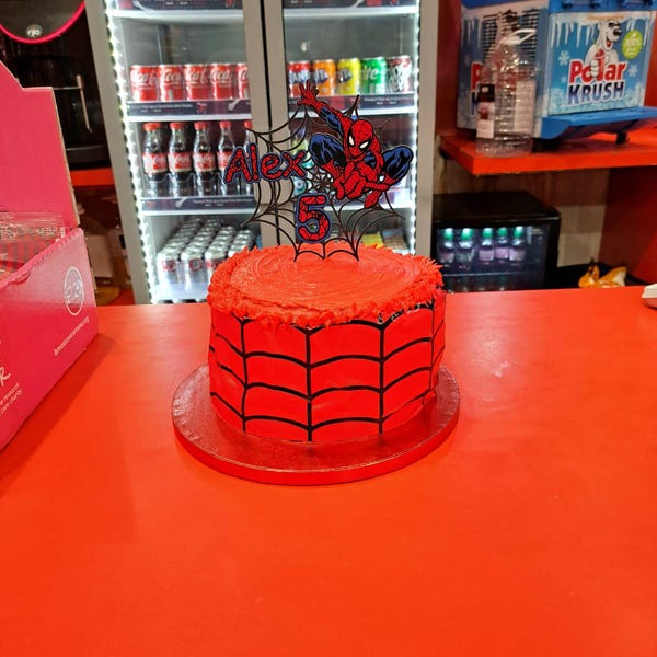 Spin Spidey Inspired Cake Topper, Print at Home, DIY, Last Minute ...