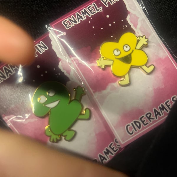 BFB TPOT Two Enamel Pin BFDI - Object Show - Etsy