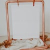 COPPER TABLE NUMBER Stand/display s-frame Tall - Etsy