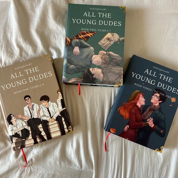 All the Young Dudes Book Full Series. 2 Styles Hardcover Bookbinding. 3 ...