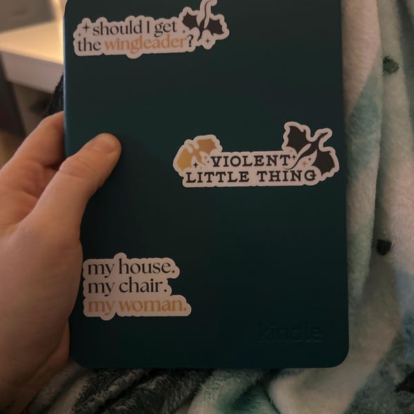 Xaden Riorson Sticker, My House, My Chair, My Woman Xaden Quote, Fourth ...