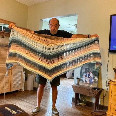 Shell Wave Shawl Crochet Pattern PDF Instant Download by Wilmade Top ...