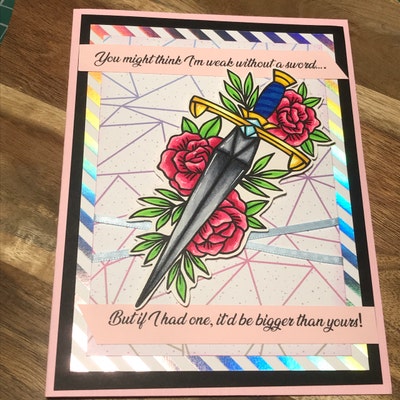 Sword Svg, Flower Sword Svg File, Floral Sword Cut File, Knife Clip Art ...