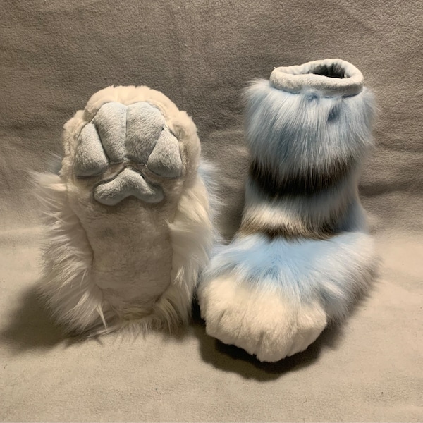 Kemocube's Fursuit Slim Sock Paws Pattern - Digital PDF Download - Etsy