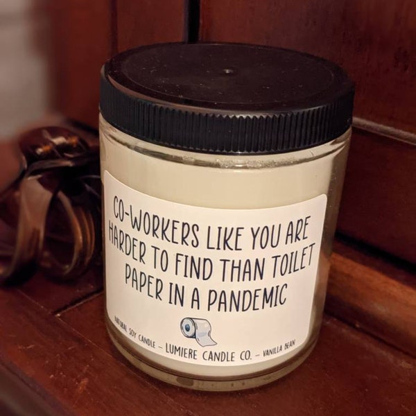 Co-worker Candle, Coworker, Gift for Coworker, Funny Coworker Gift ...