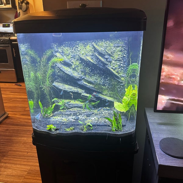 Floating House on Water, Fish Tank Decoration,aquarium Decorations ...