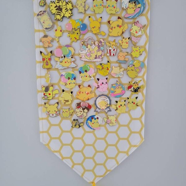 Classic Power Ups Enamel Pin Display Banner | Pin Wall Hanging | Pin ...