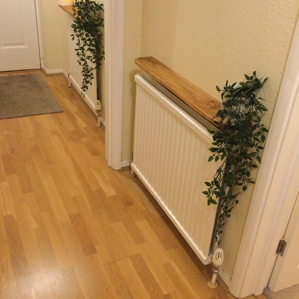 Handmade Radiator Shelf, Made From Solid Wood, Rustic Style ...