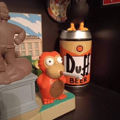 The Simpsons Smoking Monkey - Etsy