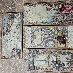 Blue Florals Seed Packets Junk Journal Ephemera Kit A4 Size - Etsy