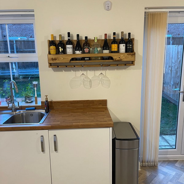 Floating Home Bar, Drinks Shelf, Gin Rack, Cocktail Display Cabinet ...