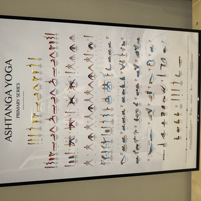 Ashtanga Primary Series-digital File-yoga Cheat Sheet-yoga Print-sun ...