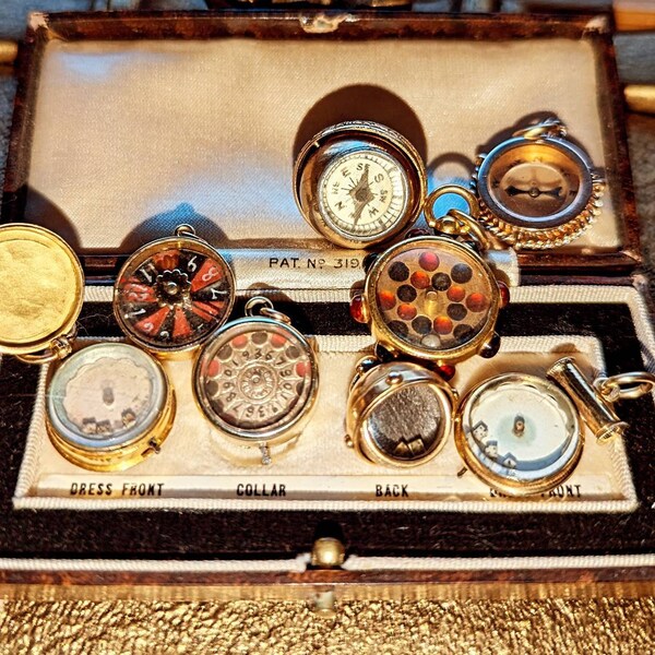 Antique Gothic Revival Gilt Brass Scottish Mantel Clock Circa 1870 by ...