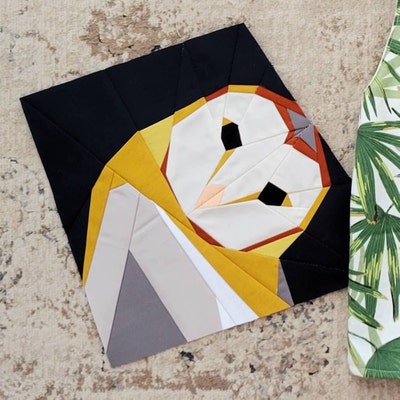 Puffin FPP Quilt Pattern, Foundation Paper Piecing Pattern, Sea Parrot ...