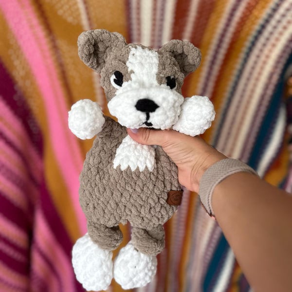 English Bulldog, Pitbull, Boxer Lovey Pattern, Crochet Dog, English ...
