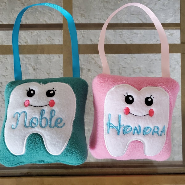 Personalized Adorable Tooth Fairy Pillow Handmade Custom Keepsake Boy ...