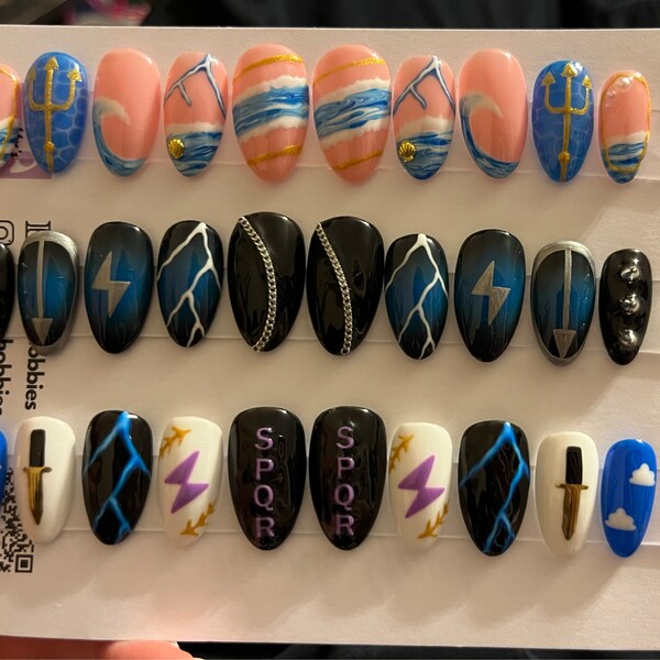 Fourth Wing Inspired Nails; Dragon Nails - Etsy