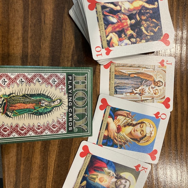 Holy Playing Cards® Catholic Saints Deck - Unique Religious Gift for ...
