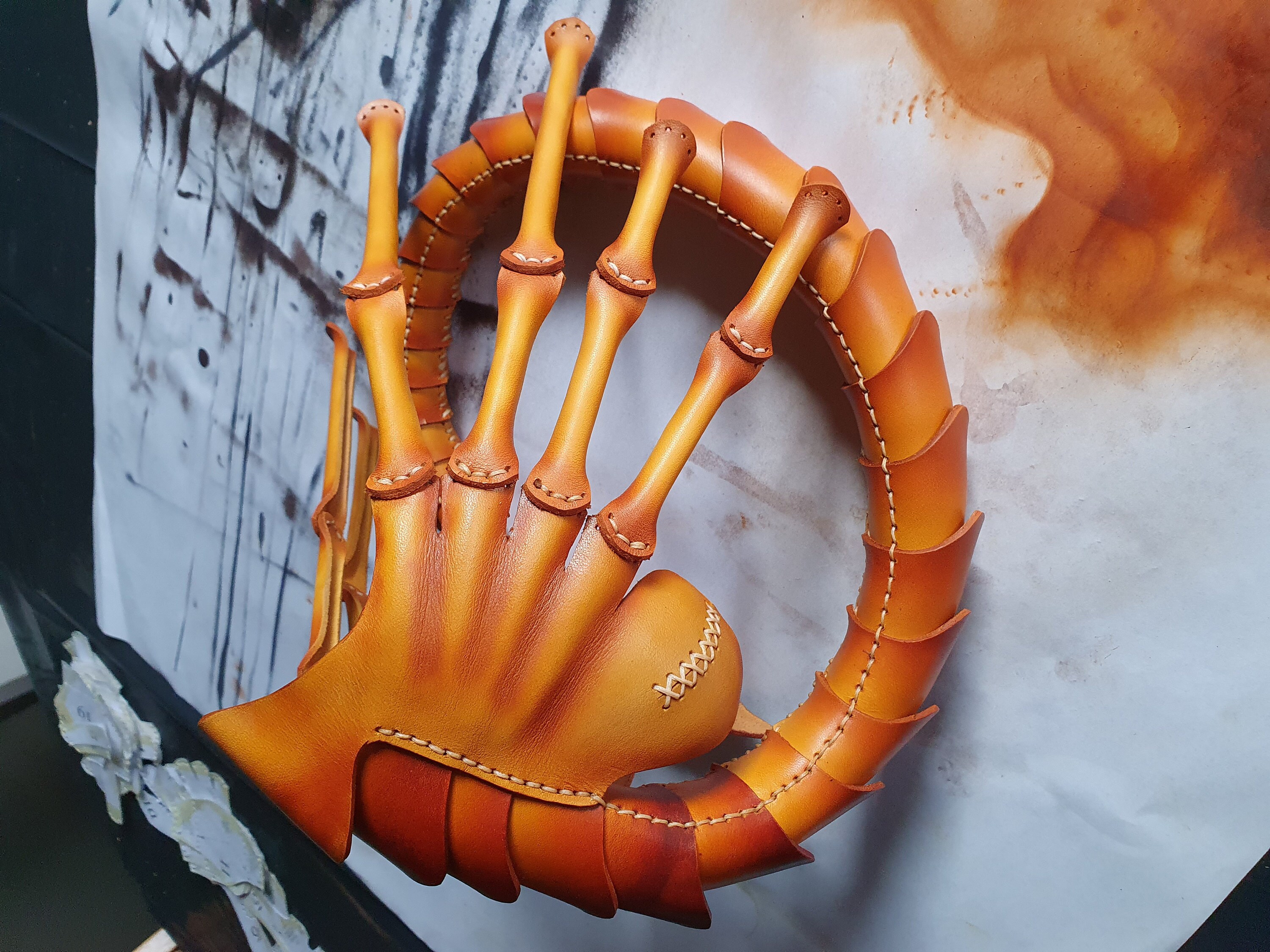 Face hugger mask leather pattern PDF - by LeatherHubPatterns