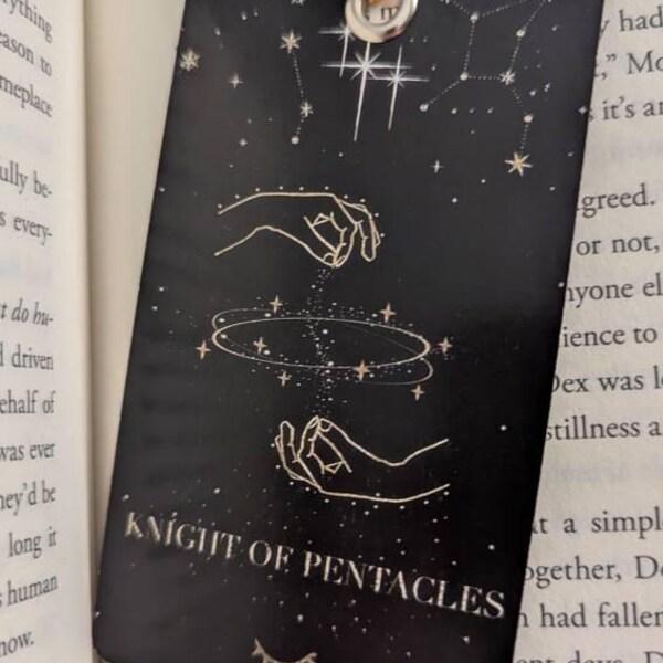 Intuitively Chosen Tarot and Oracle Card Bookmark | Bookish Reader Gift ...