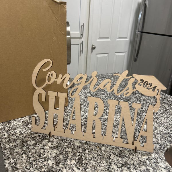 Custom Graduation Name Sign, 2025 Custom Congrats Grad Sign, Class of ...
