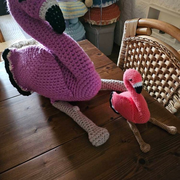 Flamingo Crochet Pattern, Easy to Follow Flamingo Amigurumi Pattern ...