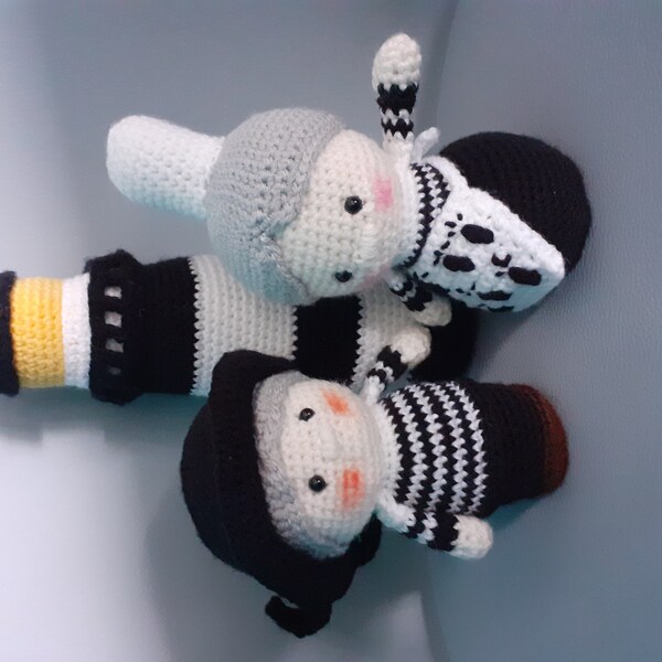 Breizh Couple / Bigouden Crochet Patterns by Noobieonthehook (amigurumi ...