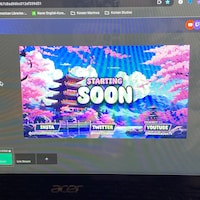 Cute Spider Overlays Pack Twitch Stream Package Animated Black Baby ...