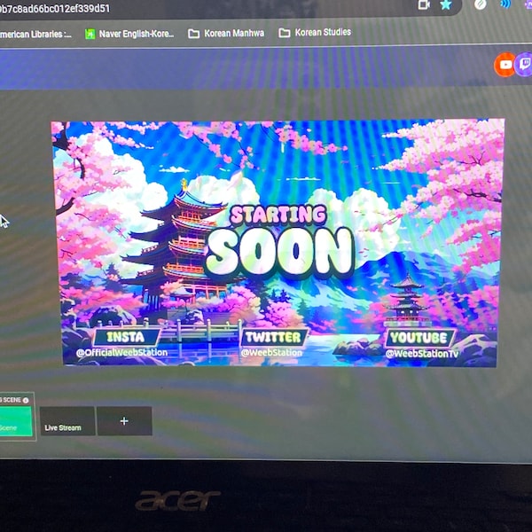 GAMING SETUP Twitch Overlays Kit - Animated Streampack - Low-fi Néon ...