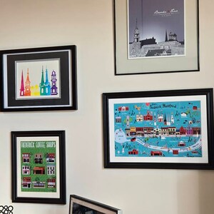 Original Funky Baltimore Poster Map Print Full of Fun and Laughs. I ...