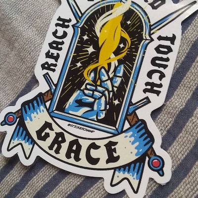 Elden Ring Reach Out and Touch Grace Sticker - Etsy