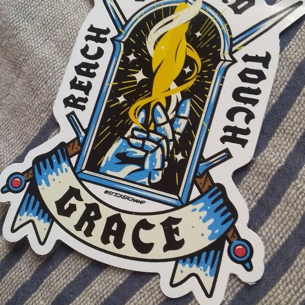 Elden Ring - Reach Out and Touch Grace Sticker - Etsy