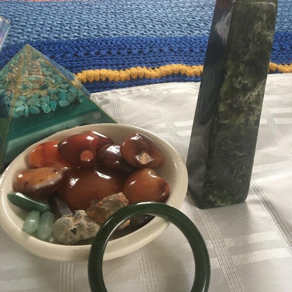 Beautiful Green Nephrite Jade Tower, Nephrite Jade, Nephrite Jade ...