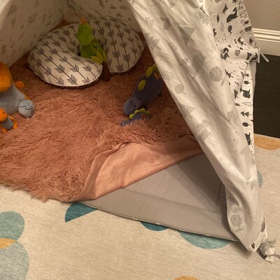 Teepee Mat Double Sided Cotton Mat for Teepee Tipi Padded Mat Teepee ...