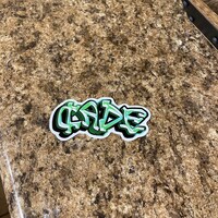 Custom Name Graffiti Stickers, Custom Name Sticker, Graffiti Text Decal ...