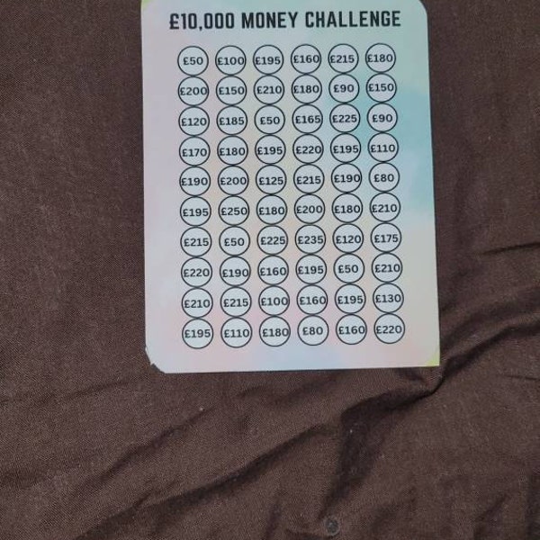 100! Kids Teenage Money Box Tin Sticker- Kids Saving, Money Envelope ...