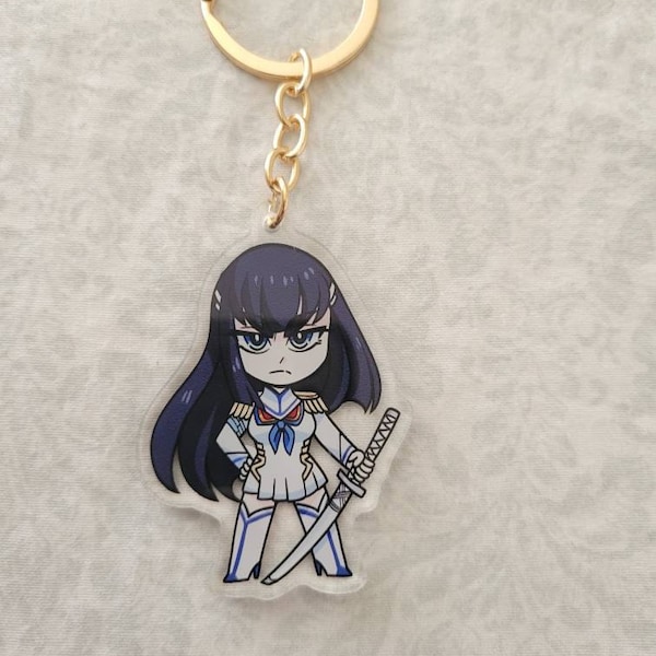 Kill La Kill Keychains: Mako, Ryuko, Satsuki, Nui - Etsy