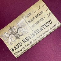 Wand Permit, Wand Registration Certificate, Magic Wand Permit - Etsy Canada