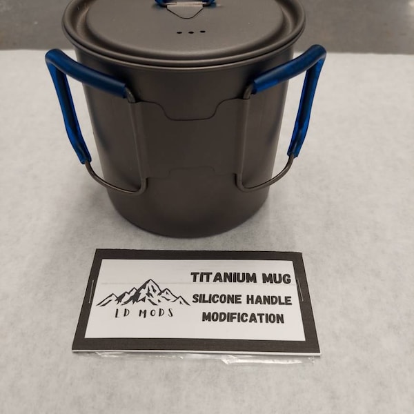 Titanium Pot Silicone Handle Modification -now in Multiple Colors - Etsy